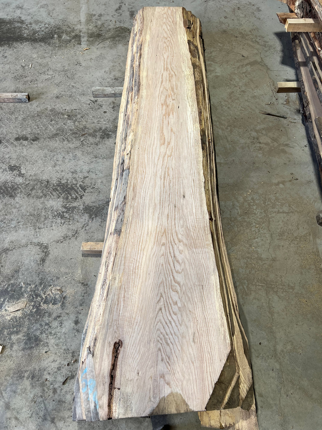 Live Edge Red Oak Slabs, Red Oak Wood Slabs With Live Edge, Kiln Dried ...