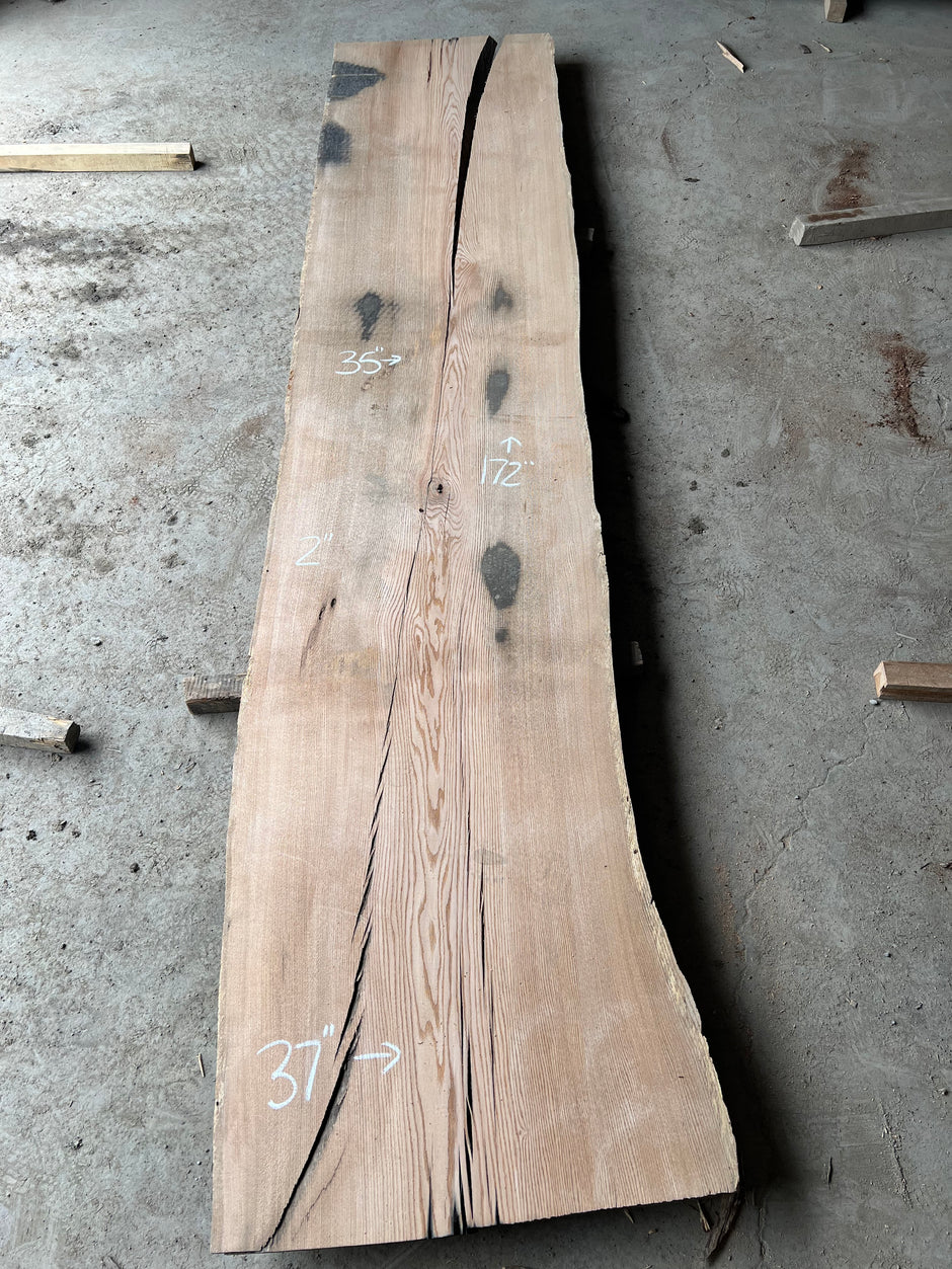 Live Edge Red Oak Slabs, Red Oak Wood Slabs With Live Edge, Kiln Dried ...