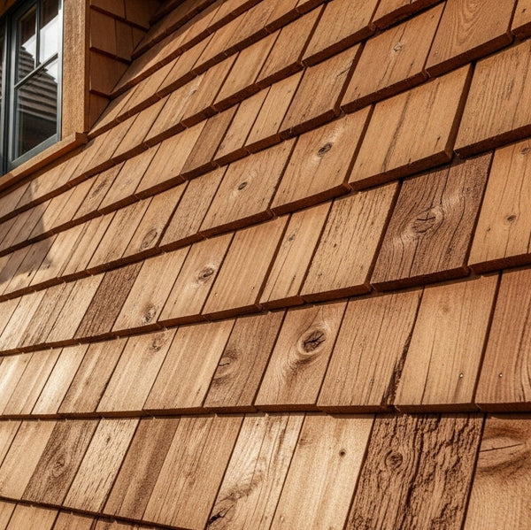 Rustic Western Red Cedar Shingle Hand Split Shakes Siding – Alderfer Lumber