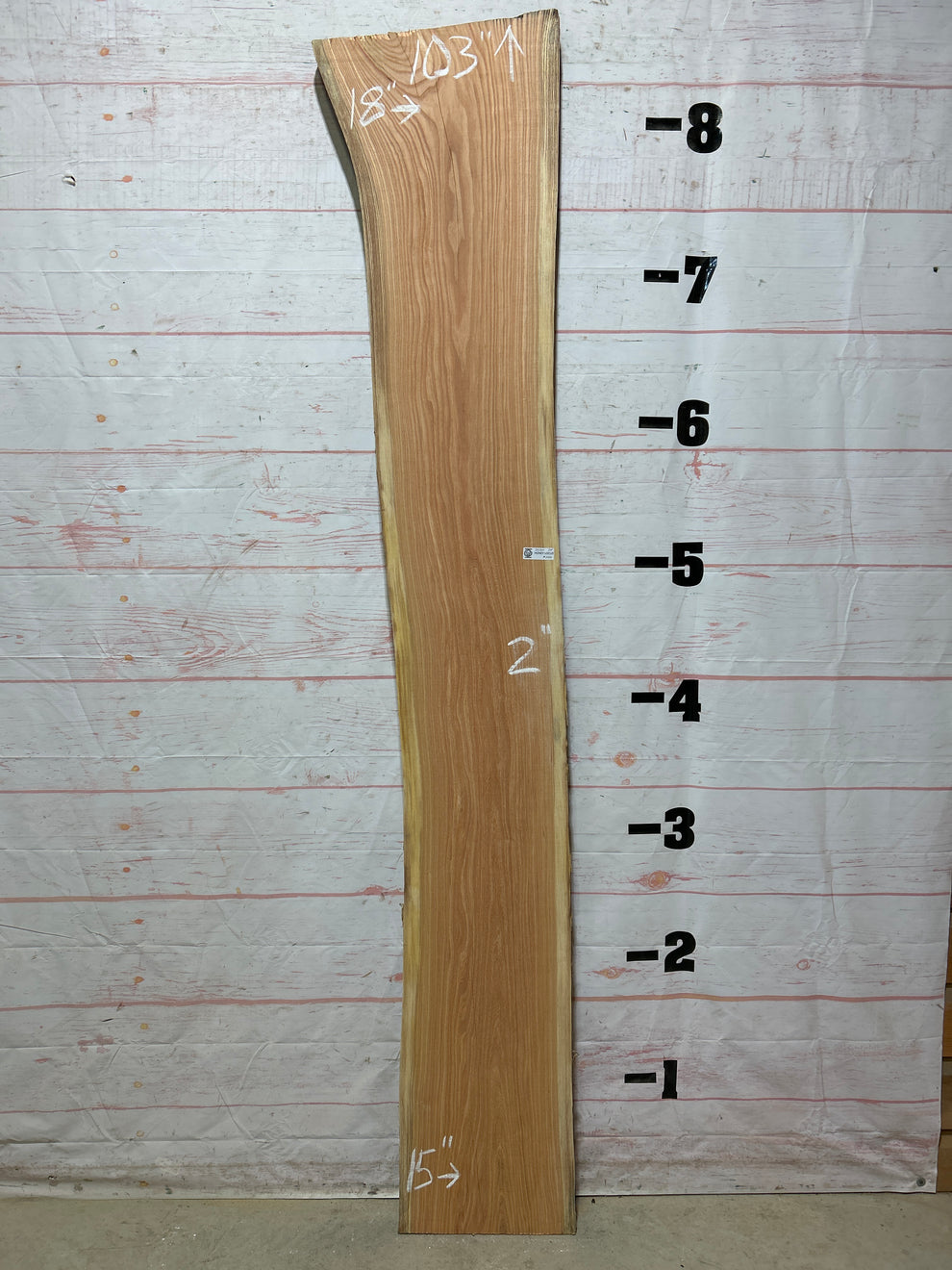 Live Edge Honey Locust Sku#25301H-24 – Alderfer Lumber