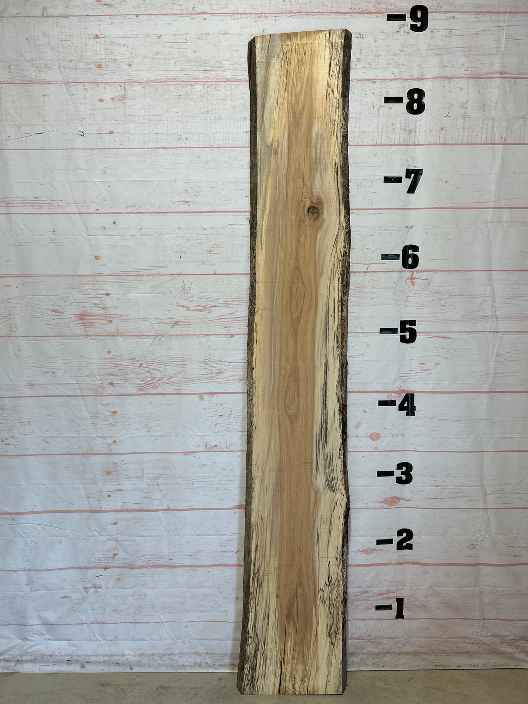 Live Edge Hickory Slabs, Hickory Wood Slabs With Live Edge, Kiln Dried ...