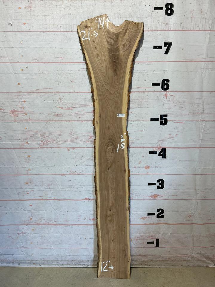 Live Edge Elm Slabs, Elm Wood Slabs With Live Edge, Kiln Dried ...