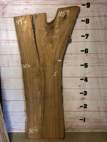 Live Edge Elm Slabs, Elm Wood Slabs With Live Edge, Kiln Dried ...
