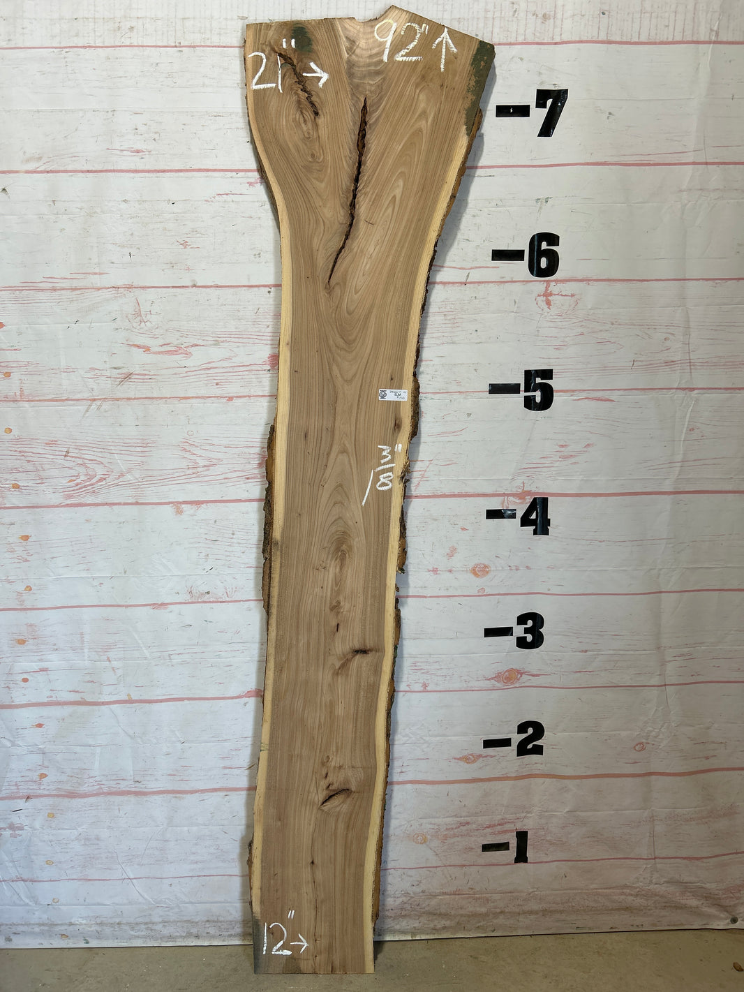 Live Edge Elm Slabs, Elm Wood Slabs With Live Edge, Kiln Dried ...