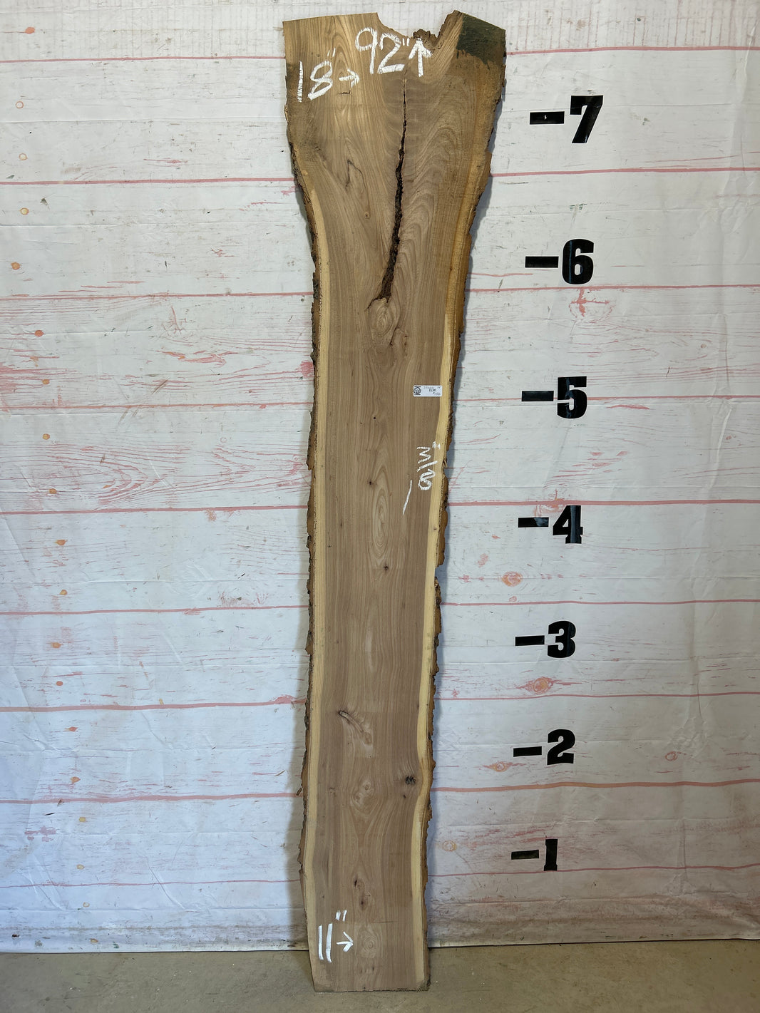 Live Edge Elm Slabs, Elm Wood Slabs With Live Edge, Kiln Dried ...