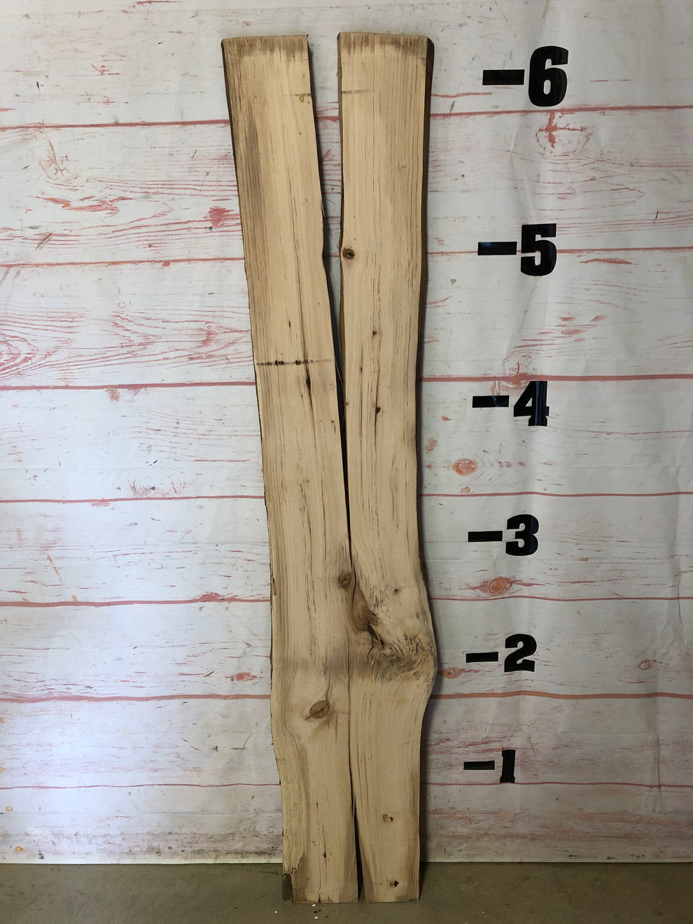 Live Edge Hickory - Sku# 22050D-11 – Alderfer Lumber