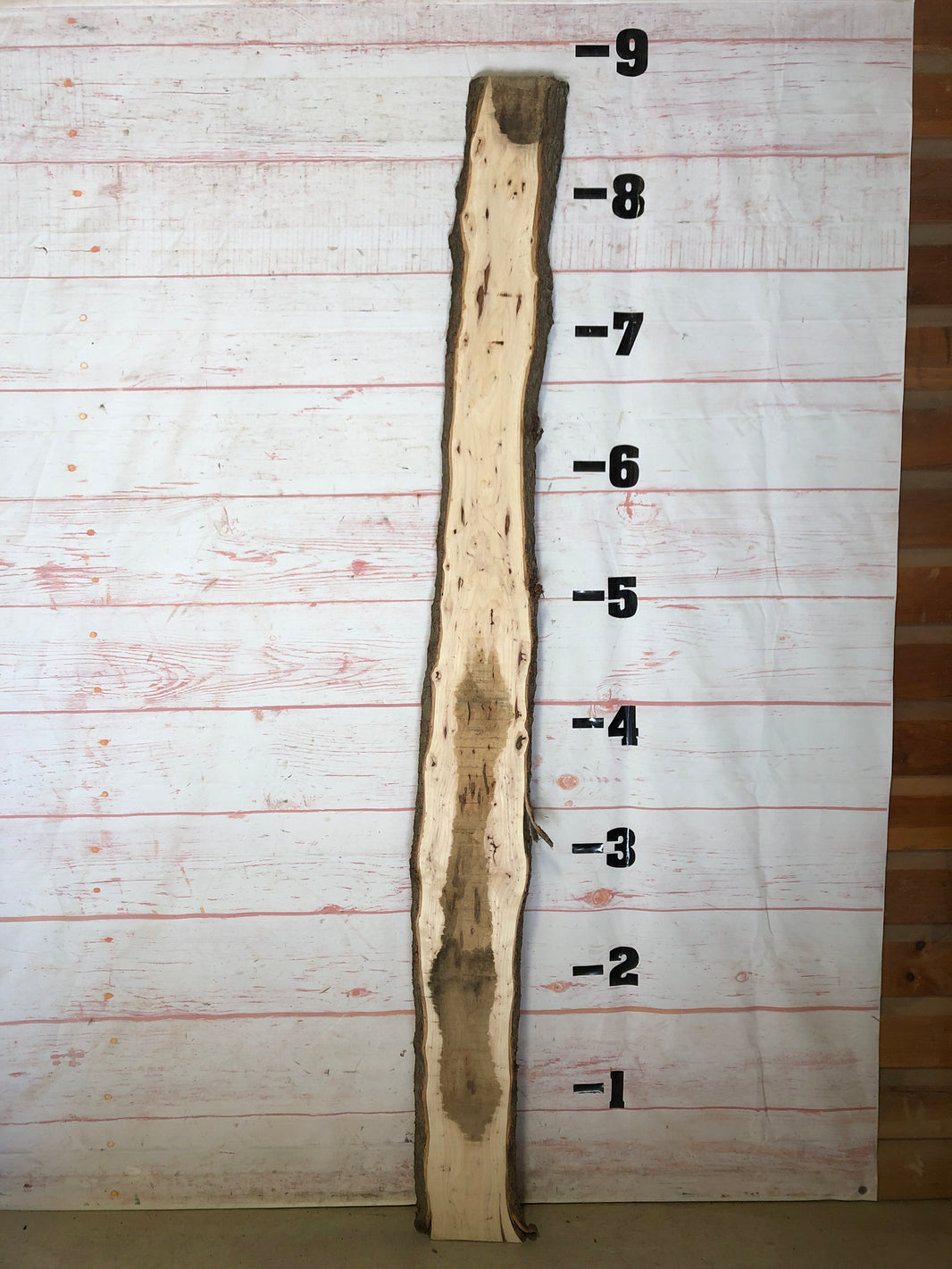 Live Edge Hickory Slabs, Hickory Wood Slabs With Live Edge, Kiln Dried ...