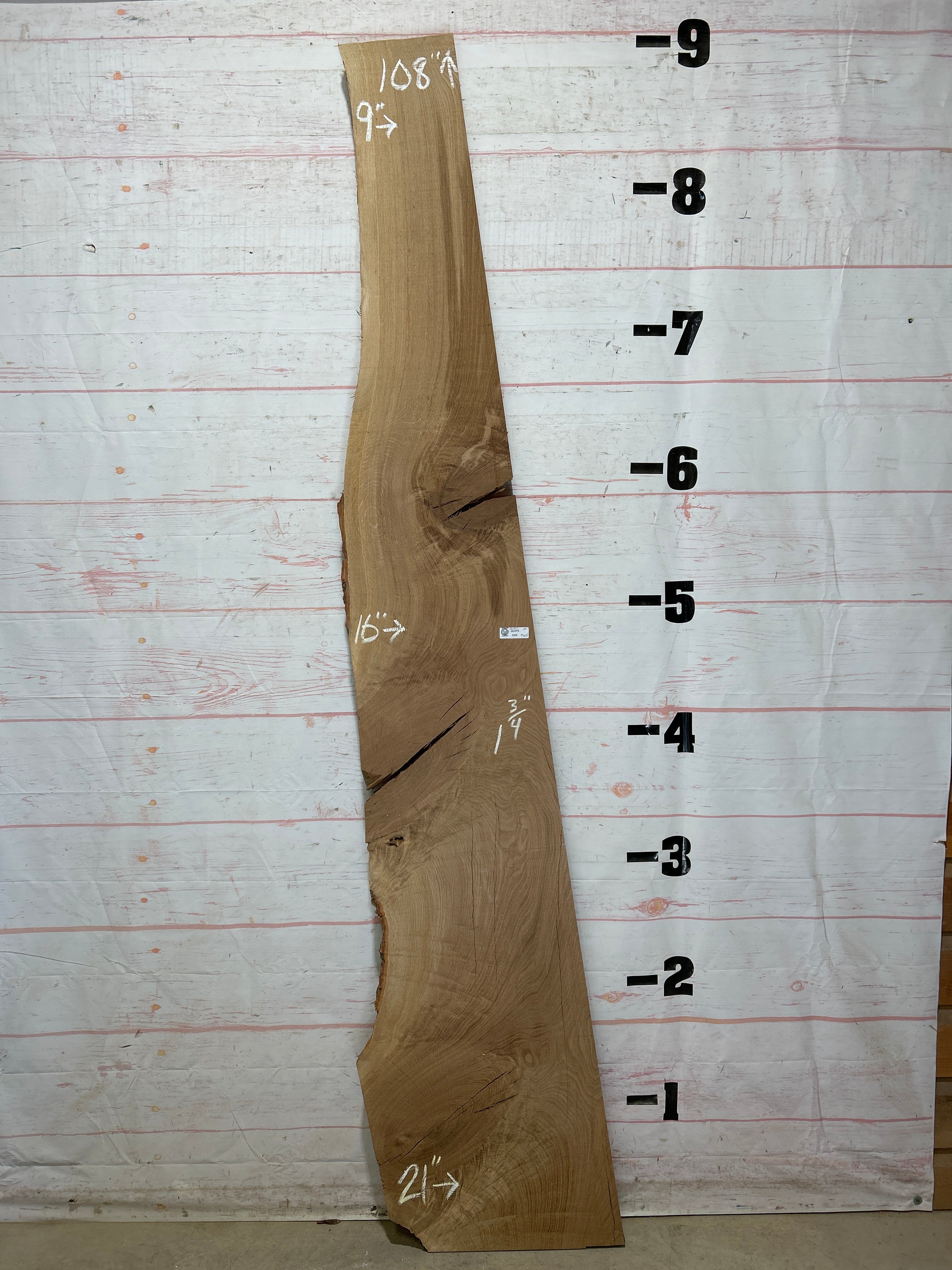 Live Edge White Oak Sku#26787-20 – Alderfer Lumber