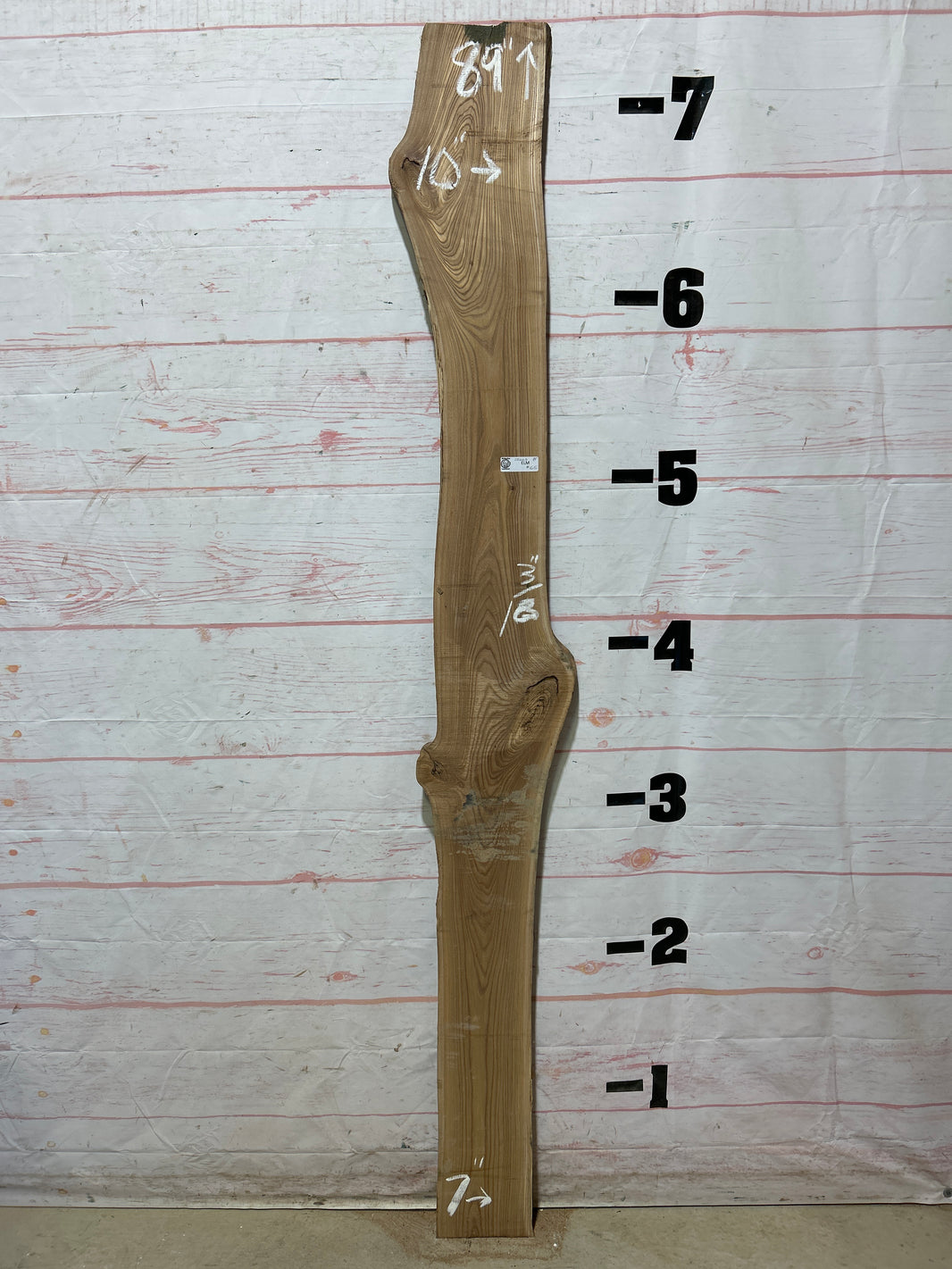 Live Edge Elm Slabs, Elm Wood Slabs With Live Edge, Kiln Dried ...