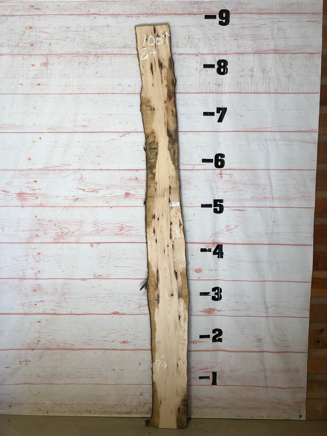Live Edge Hickory Slabs, Hickory Wood Slabs With Live Edge, Kiln Dried ...
