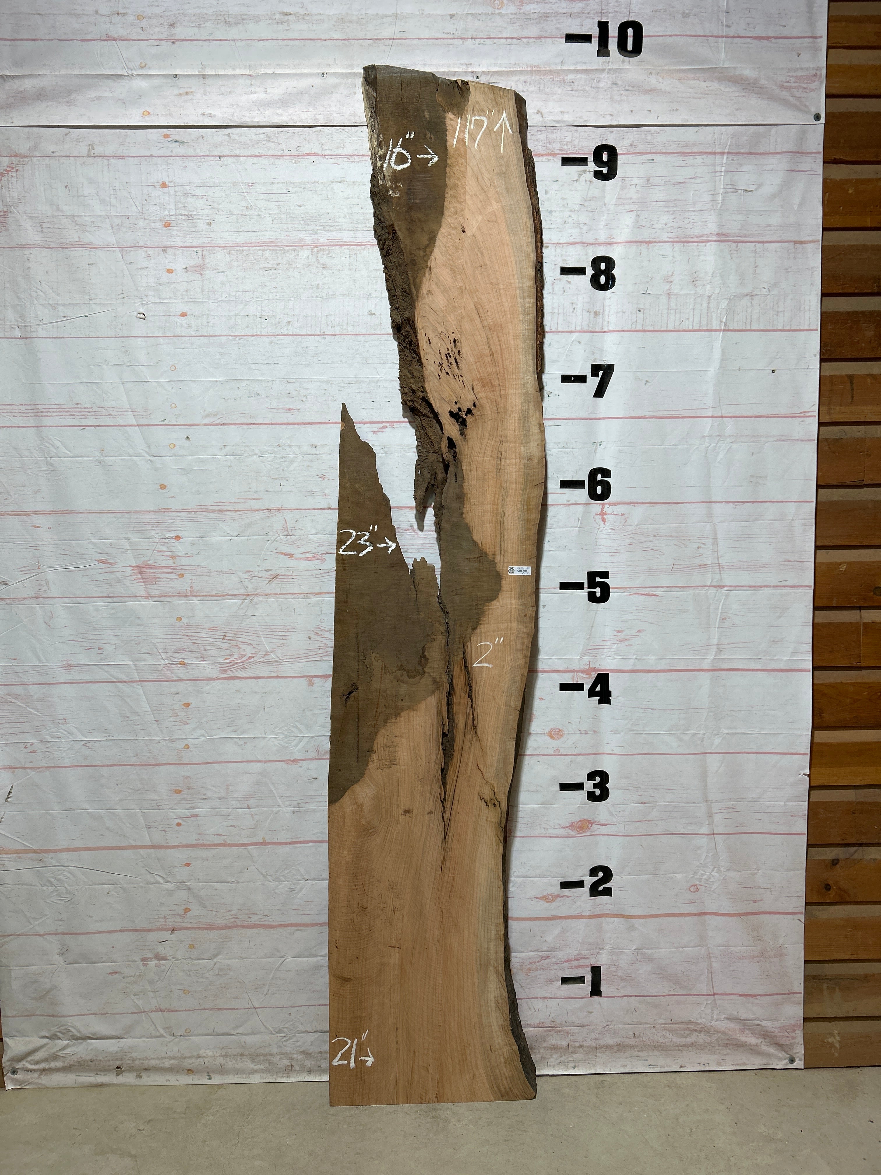 Live Edge Cherry Sku#26871H-33 – Alderfer Lumber