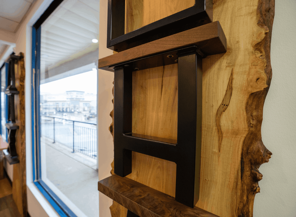 H-Shaped Powder Coated Steel Leg – Alderfer Lumber